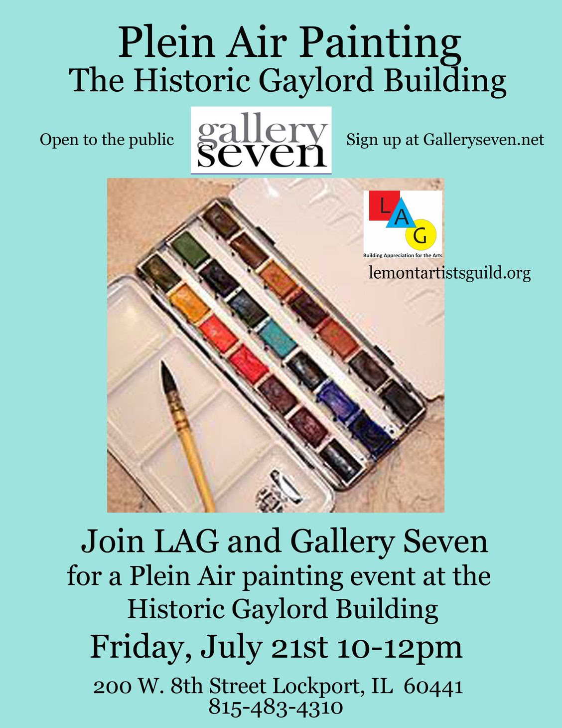 Plein Air Painting at the Historic Gaylord Building – I & M Canal